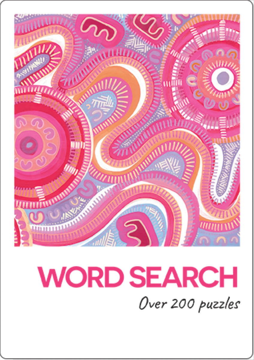 Aboriginal Art Puzzle Book - Word Search – Mindconnect Australia
