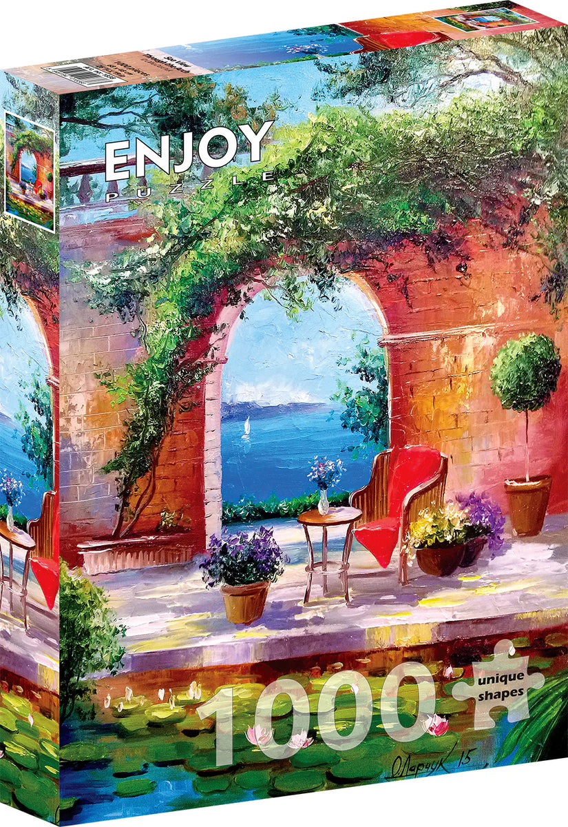 Enjoy 1000 Piece Puzzle Sea View Through the Arch – Mindconnect Australia