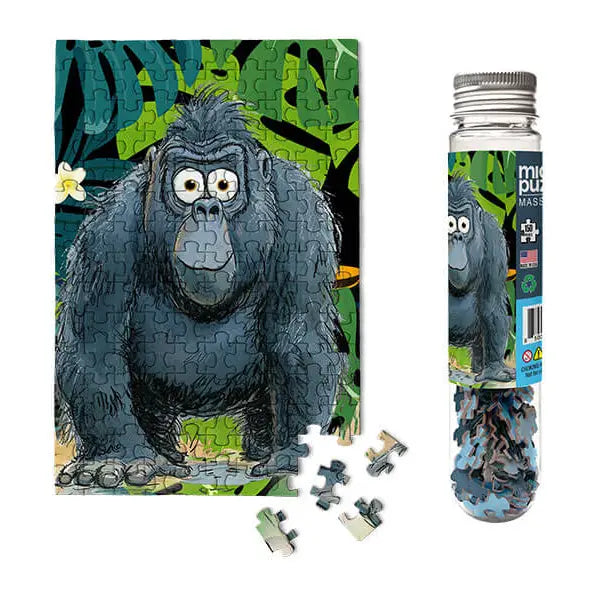 Micro Puzzles Mini 150pc Gentle Giant - Zoo Ape Chimpanzee Monkey ...