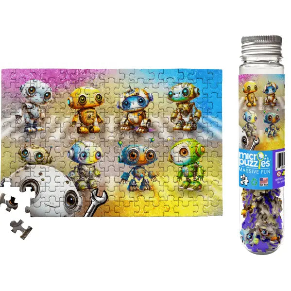 Micro Puzzles Mini 150 piece - Robots Science Lovers – Mindconnect ...