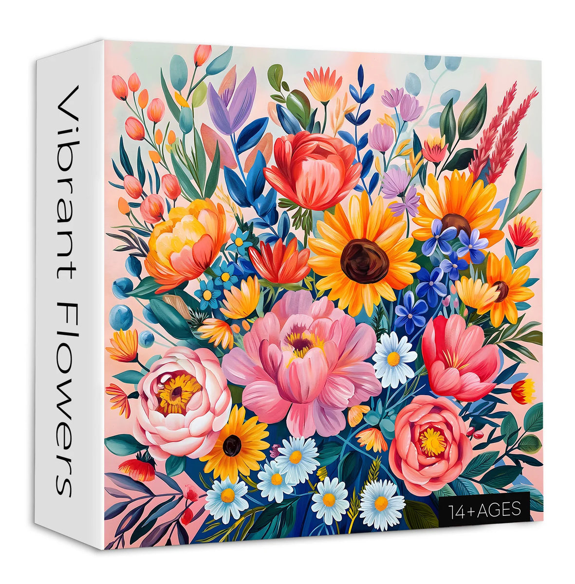 Bboldin Vibrant Flowers Jigsaw Puzzle 1000 Pieces – Mindconnect Australia