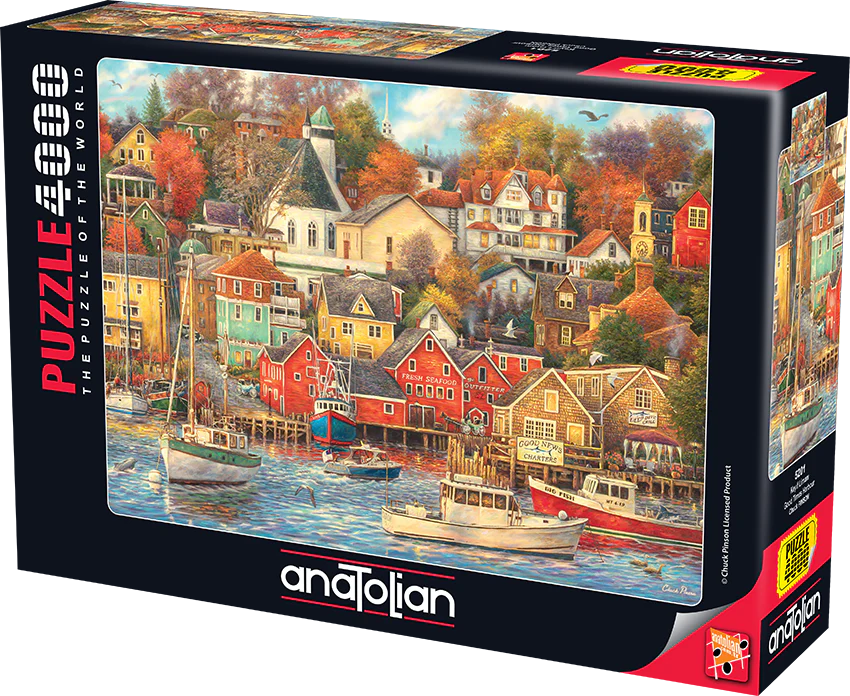 Anatolian 4000 Piece Jigsaw Puzzle - Good Times Harbour – Mindconnect ...