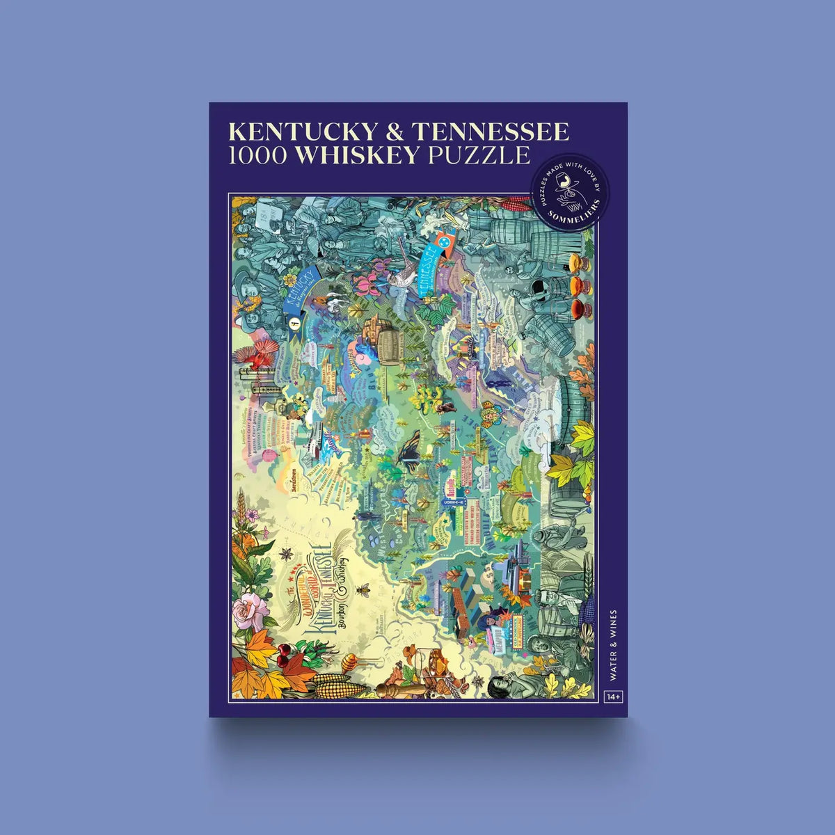 Water & Wines Jigsaw Puzzle 1000 Piece - Whiskey Puzzle Kentucky & Ten ...