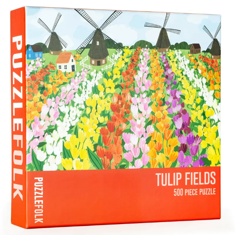 PuzzleFolk Tulip Fields 500pc Puzzle – Mindconnect Australia