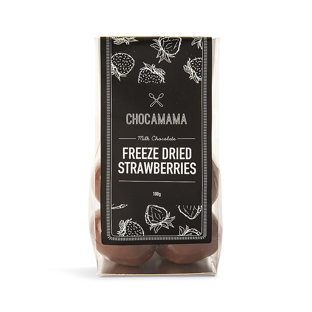 Chocamama Milk Freeze Dried Strawberries – Mindconnect Australia