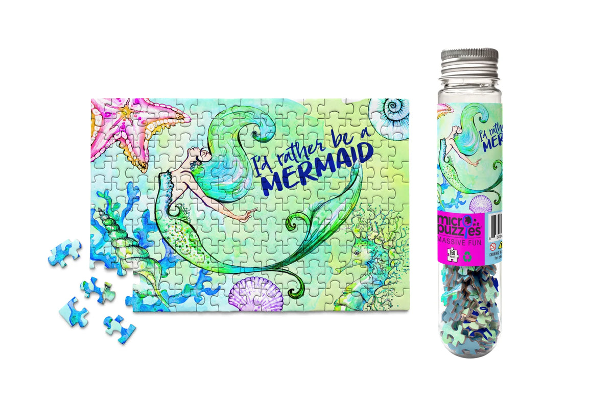 Micro Puzzles Mini 150 piece Jigsaw Puzzle- Mermaid Life – Mindconnect ...