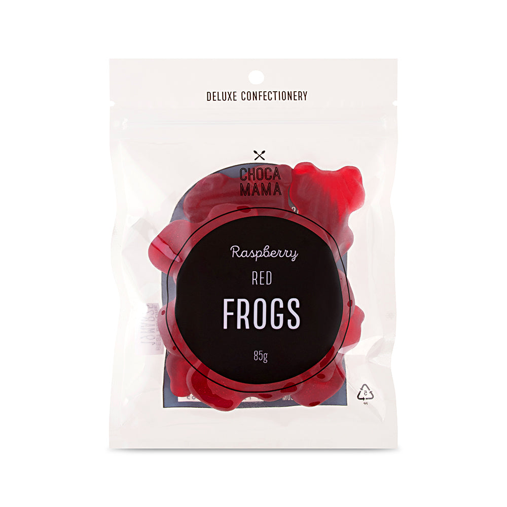 Chocamama Raspberry Red Frogs 85g – Mindconnect Australia