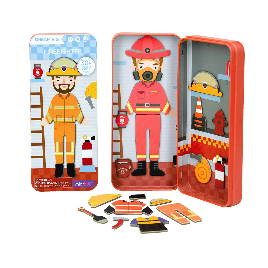Magnetic Puzzle Box - Firefighter – Mindconnect Australia