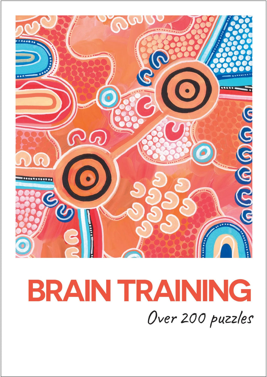 Aboriginal Art Puzzle Book - Brain Training – Mindconnect Australia