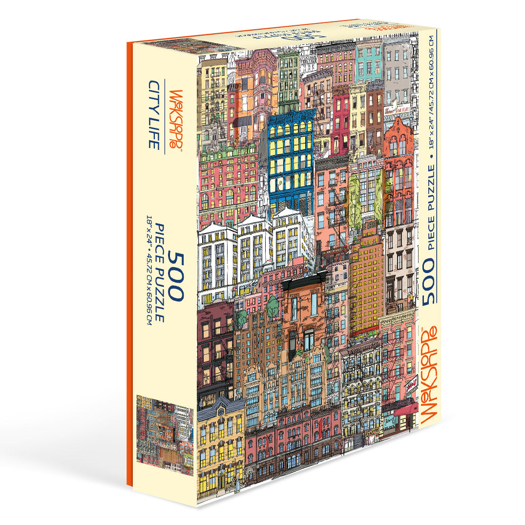 WerkShoppe 500pc Puzzle City Life – Mindconnect Australia