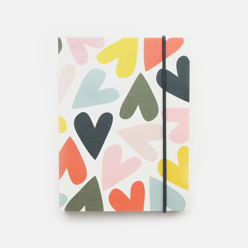 Multi Hearts Small Chunky Notebook – Mindconnect Australia