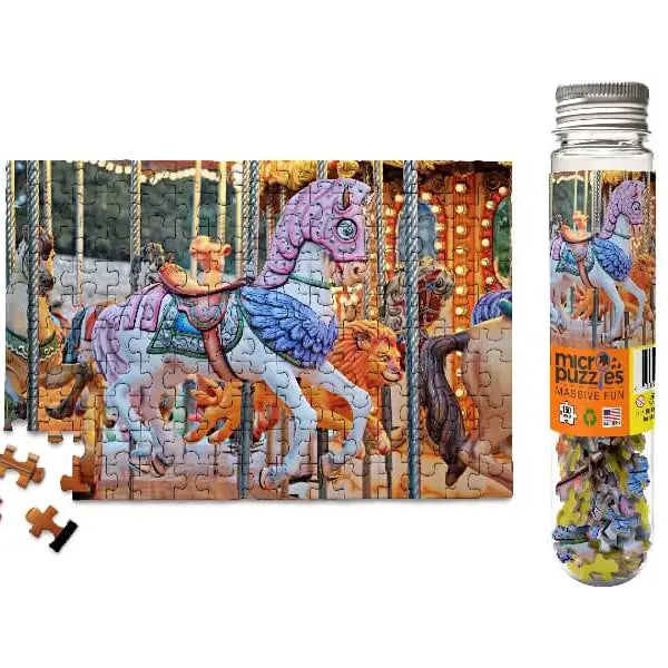 Micro Puzzles Mini 150 piece Jigsaw Puzzle- Carousel – Mindconnect ...