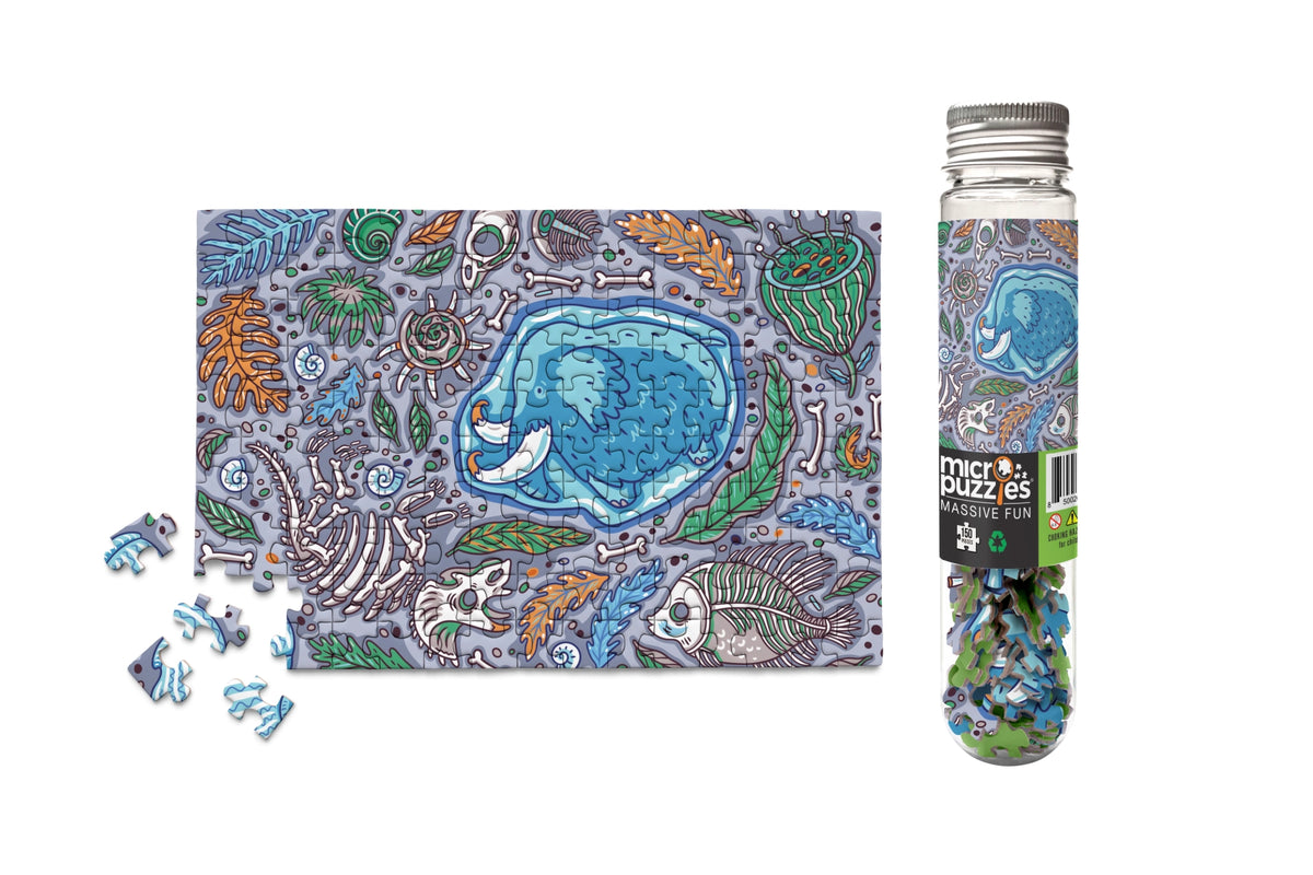 Micro Puzzles Mini 150 piece Jigsaw Puzzle- Mammoth Fun – Mindconnect ...
