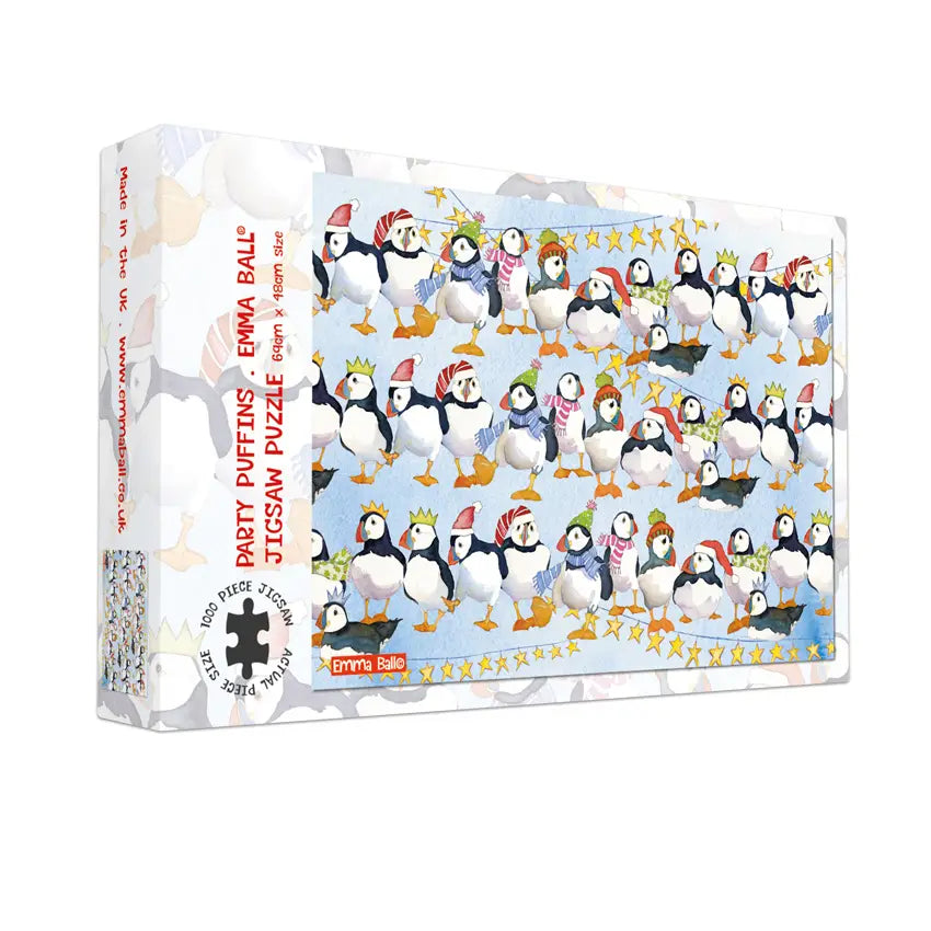 Emma Ball 1000 Piece Jigsaw - Party Puffins – Mindconnect Australia